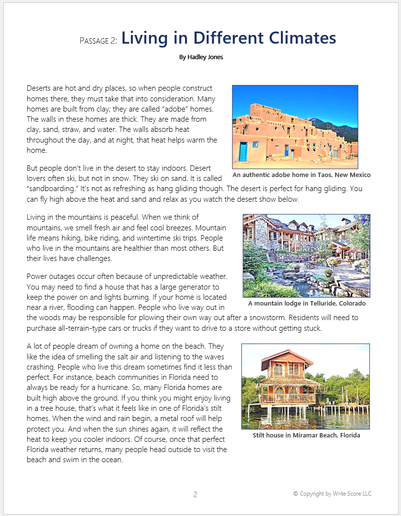 Smarter Balanced Assessments – Write Score